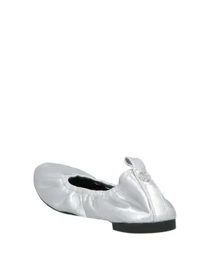 Tory Burch Metallic Leather Ballet Flats