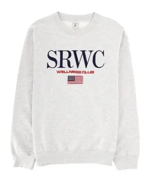 SPORTY  RICH Embroidered-logo Sweatshirt - No