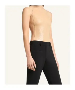 COURREGES Courrèges Illusion Sequins Bodysuit - Chenxi Orange