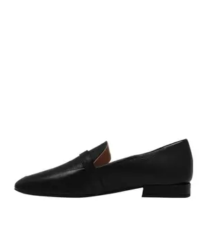 Prada Brushed Leather Loafers