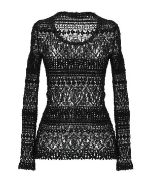 ISABEL MARANT ÉTOILE Solid Color Lace Top