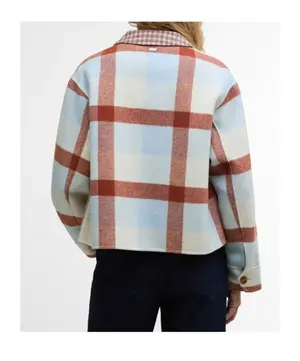Barbour Plaid Long Sleeve Jacket