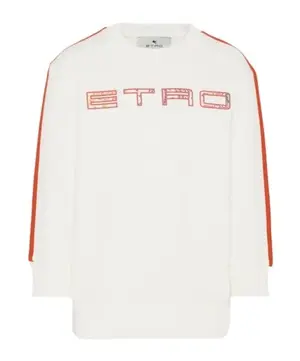 Etro Logo-detail Striped Sweatshirt