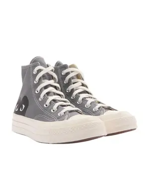 Play Comme Des Garcon Logo High-top Sneakers