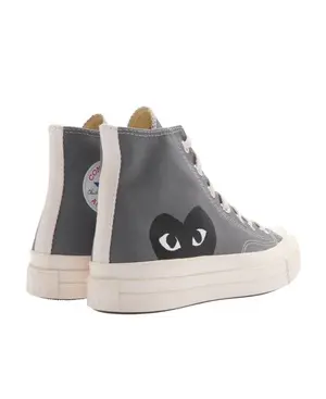 Play Comme Des Garcon Logo High-top Sneakers