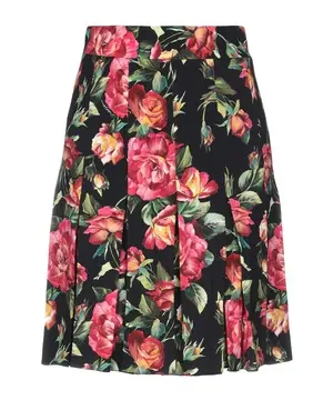 Dolce & Gabbana Floral Print Midi Skirt