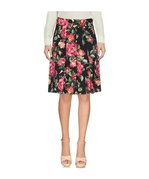 Dolce & Gabbana Floral Print Midi Skirt