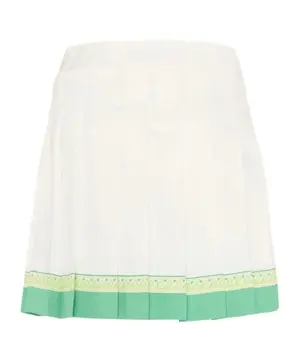 Casablanca Pleated Midi Skirt