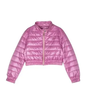 Herno Metallic Cropped Padded Jacket