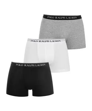 Polo Ralph Lauren Three-pack Of Logo Boxer Briefs - Black
