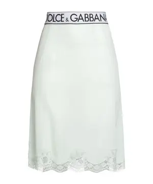 Dolce & Gabbana Elasticated Lace Midi Skirt