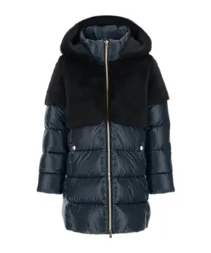 Herno Zip-fastening Faux Fur And Down Coat