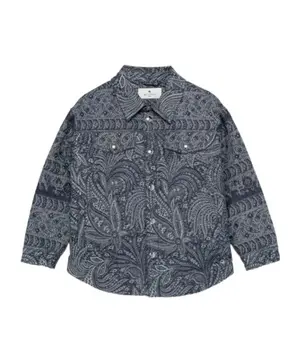 Etro Paisley Print Denim Jacket