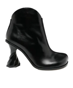 J.W.ANDERSON 100mm Twisted-heel Boots - Black