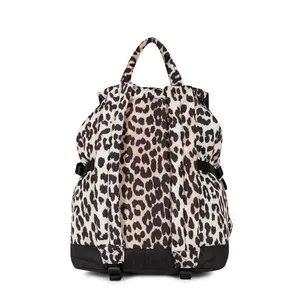 GANNI Leopard Print Backpack