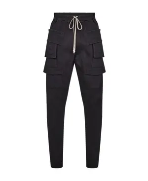 Rick Owens Logo Casual Overalls - Black