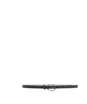 Brunello Cucinelli Suede Skinny Belt