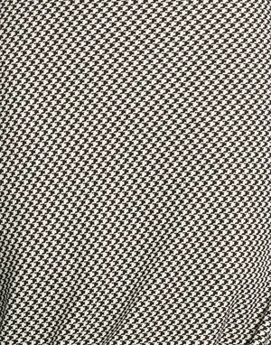 Balenciaga Houndstooth Flannel Midi Skirt