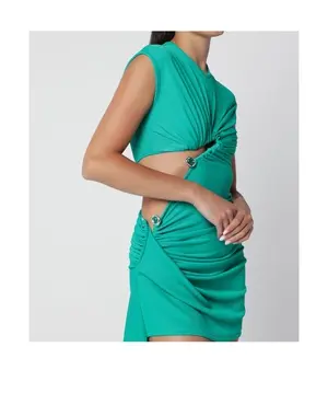 Christopher Esber Asymmetrical Draped Mini Dress
