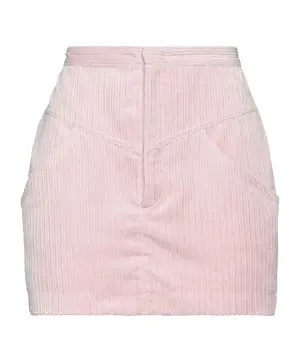 Isabel Marant Étoile Minimalist Solid Color Corduroy Skirt - Pink