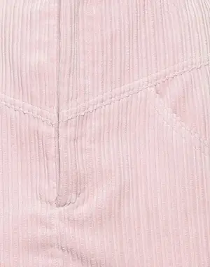 Isabel Marant Étoile Minimalist Solid Color Corduroy Skirt