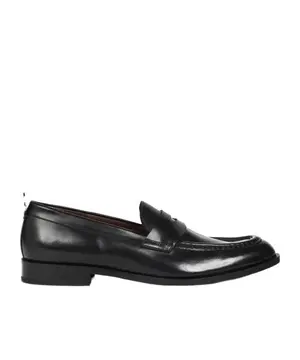 Etro Leather Penny Strap Loafers