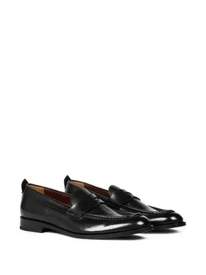 Etro Leather Penny Strap Loafers