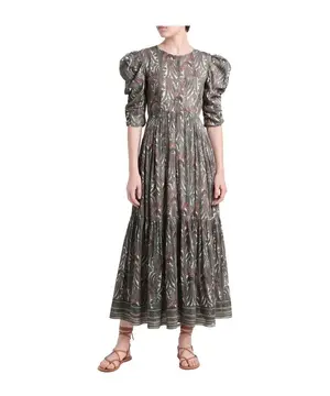 Isabel Marant Étoile Long Flared Paisley Dress