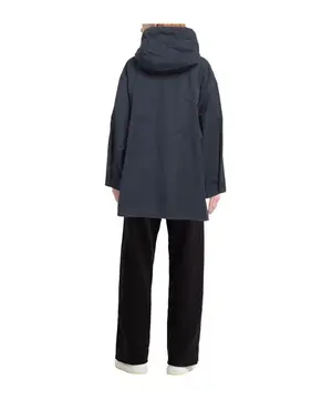Max Mara Solid-colored Hooded Jacket