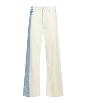 Rag & Bone Wide-leg Two-tone Jeans