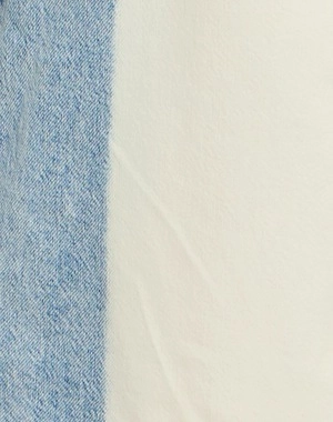 Rag & Bone Wide-leg Two-tone Jeans