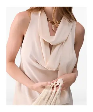 Liu Jo Sleeveless Top With Scarf Detail