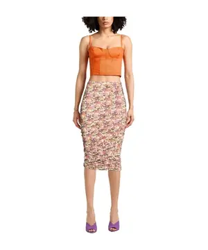 Isabel Marant Étoile Floral Printed Asymmetrical Skirt