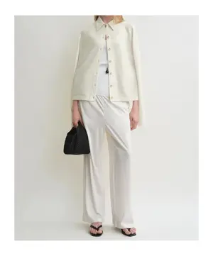 TOTEME Cashmere Lapel Collar Cardigan