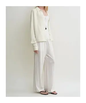TOTEME Cashmere Lapel Collar Cardigan