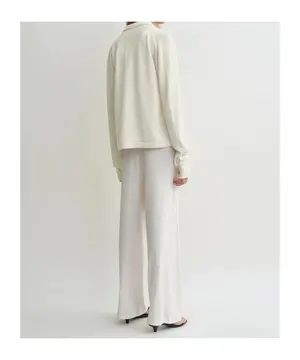 TOTEME Cashmere Lapel Collar Cardigan
