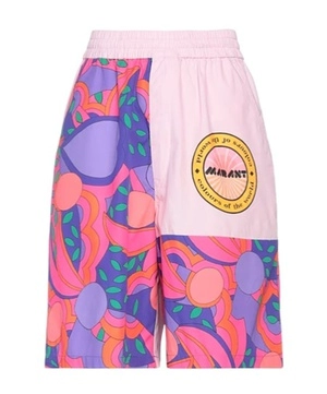 Isabel Marant Étoile Elastic Waistband Printed Shorts