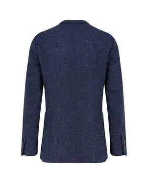 LARDINI Double-breasted Peak-lapel Blazer