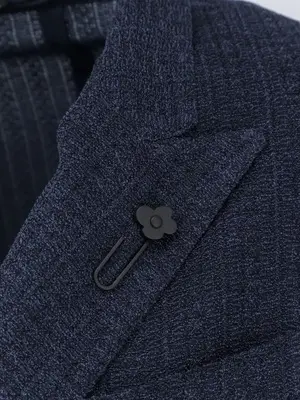 LARDINI Double-breasted Peak-lapel Blazer