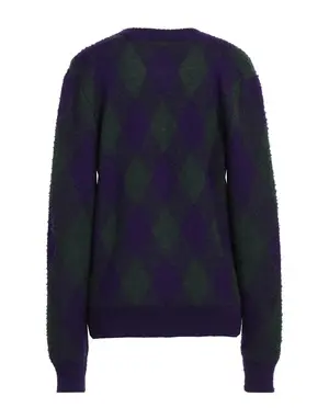 Burberry Geometric Pattern Wool Knit Sweater