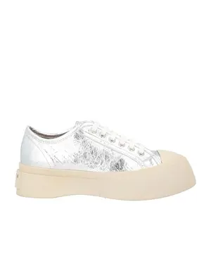 Marni Solid Color Sneakers - Silver