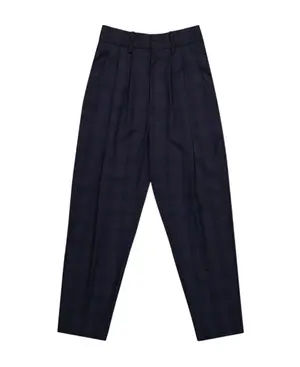 Isabel Marant Étoile Plaid Virgin Wool Trousers