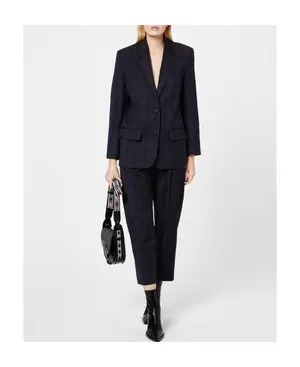 Isabel Marant Étoile Plaid Virgin Wool Trousers