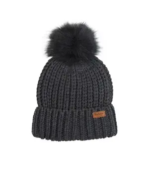 Barbour Rib Knitted Hat - Black