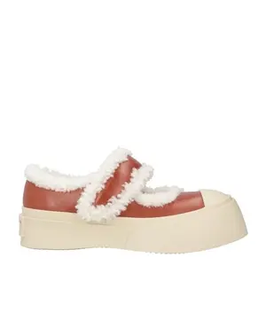 Marni Two Tone Mary Janes - Camel