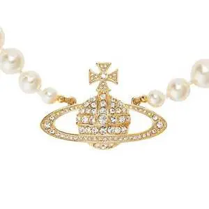 VIVIENNE WESTWOOD Orb Pearl Necklace