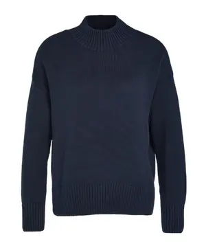 Barbour Crew Neck Knitwear With Ribbed Cuffs And Hem