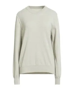 MAISON MARGIELA Solid Color Cashmere Knit Sweater - White