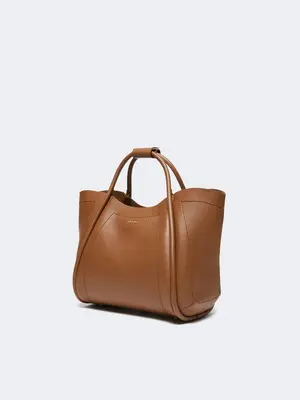 Max Mara Small Leather Marine Bag