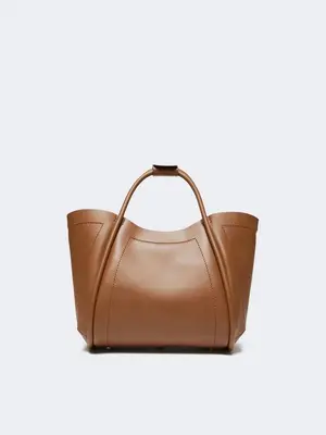 Max Mara Small Leather Marine Bag